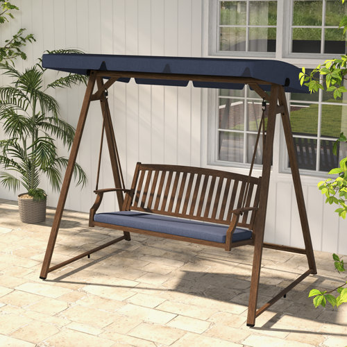 Hokku Designs Caoihme 2 Person Porch Swing with Canopy & Reviews | Wayfair